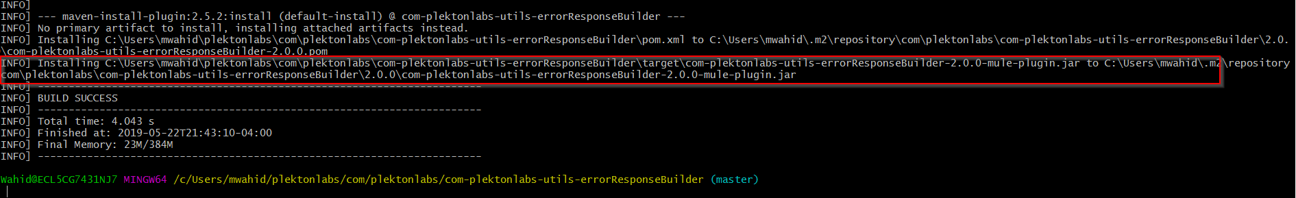 Installing Global Error Handler Into A Mule 4 Application As Maven Dependency Plektonlabs